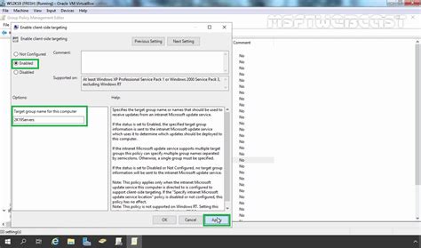 Configure Client Side Targeting In WSUS Server