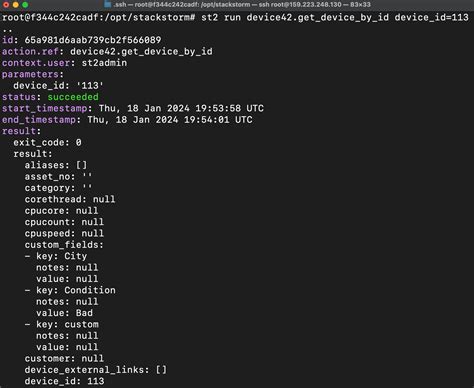 Stackstorm Integration Device42