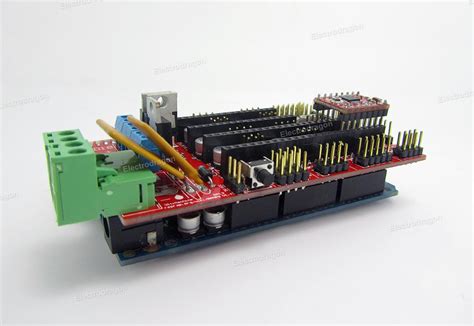 Ramps 14 For Reprap Arduino Mega Assembled Electrodragon