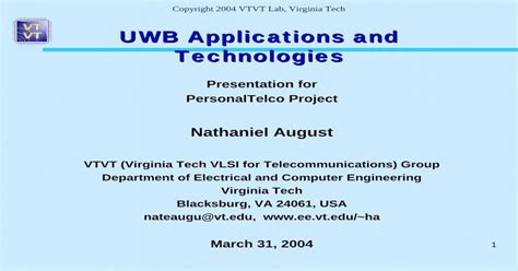 pdf uwb applications and technologies invictus networks