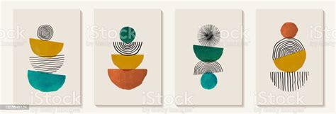 창의적인 미니멀한 손은 수채화 원과 손으로 그린 낙서 낙서 서클과 함께 추상 미술 배경을 그렸다 벽 장식 엽서 포스터 또는