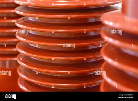 Group Of High Current Electrical Isolation Units Close Up Shot