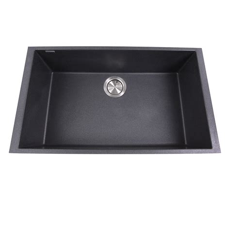 Nantucket Sinks Pr3018 Large Single Bowl Undermount Granite Composite Sink
