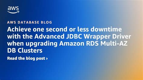 Jignesh Shah On Linkedin Achieve One Second Or Less Downtime With The Advanced Jdbc Wrapper Driver