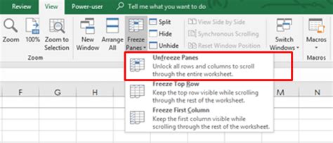 How To Freeze Rows Or Columns With Panes In Excel