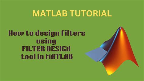 How To Use FDA Tool In MATLAB YouTube