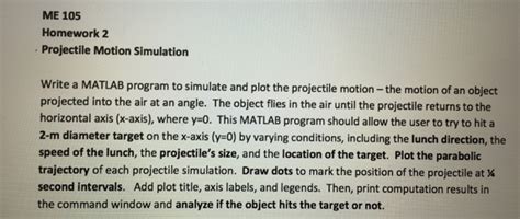 Solved Write A MATLAB Program To Simulate And Plot The Chegg