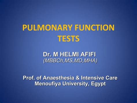 Bed Side Pulmonary Function Tests 7 Pptx