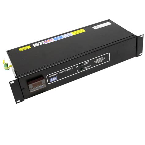 10 Way 19 2u Power Metered 16a Iec 60320 C13 Individually Fused Automatic Transfer Switch 2x