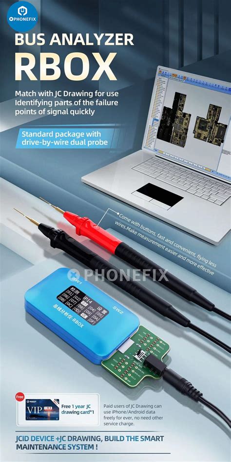 Jcid Rbox Bus Analyzer Phone Signal Faults Detection Repair Tool