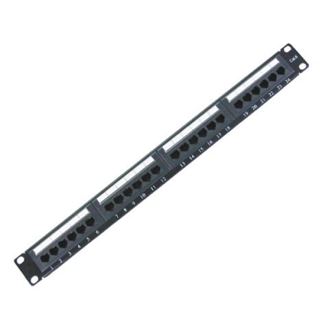 Allrack 24 Port Cat6 Patch Panel Idc Termination Securitytech