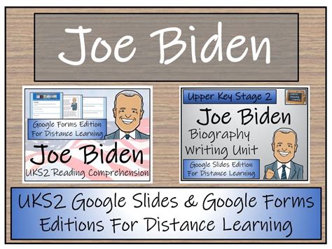 Uks2 Joe Biden Biography And Reading Comprehension Distance Learning