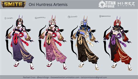 Smite Artemis Skins