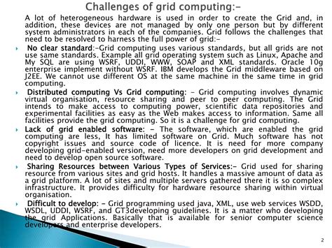 Challenges And Advantages Of Grid Computing Ppt