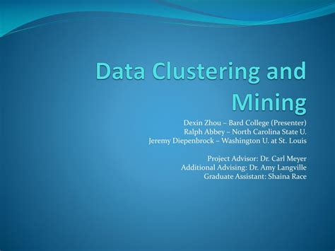 Ppt Data Clustering And Mining Powerpoint Presentation Free Download Id3254372