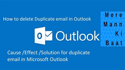 How To Delete Duplicate Emails In Outlook Live Hoolistandard