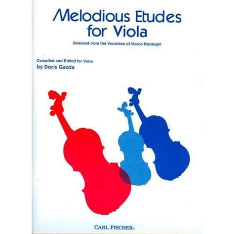 Viola Etudes For Music Education Classical Sheet Music