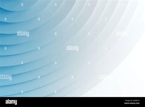 Abstract Light Blue Geometric Background With Concentric Ellipsoid Installation D Rendering
