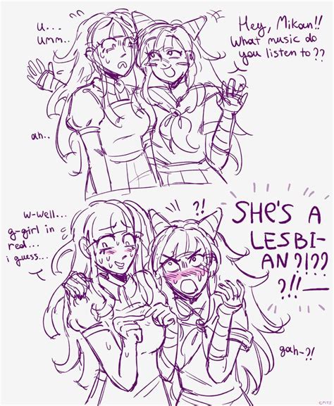 Mikan X Ibuki In 2024 Danganronpa Music Do Band Aid