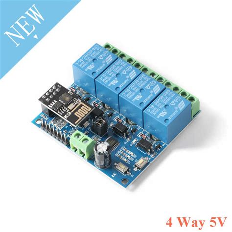 Esp8266 Esp 01 5v 12v 1 2 4 Weg Wifi Relais Modul Dinge Smart Home