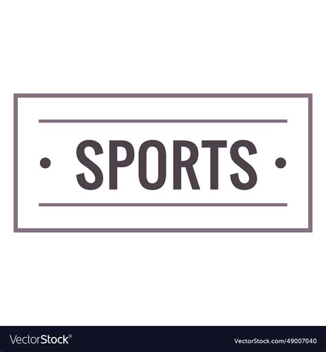 Sports Label Stroke Royalty Free Vector Image Vectorstock Sports Label Stroke Royalty Free Vector Image Vectorstock
