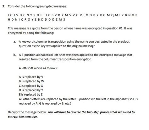 Solved The Name That Was Used To Encrypt In Question 1 Was