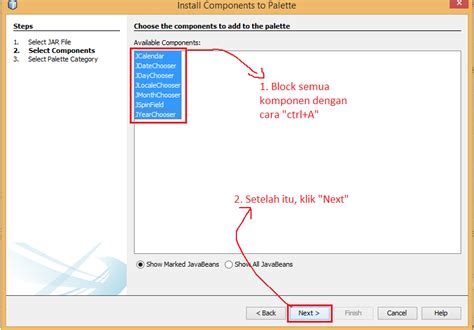 Java Netbeans Cara Menambah Komponen Baru Pada Java Netbeans ~ Joncode