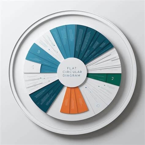 Flat Circular Diagram Infographic Premium Ai Generated Image