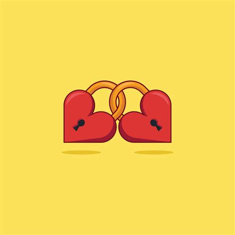 Icono Bloquear Corazón Vector Candado Corazón Logo 35682684 Vector En