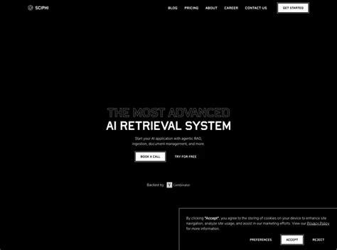 r2r application by sciphi ai a nextjs template built at lightspeed