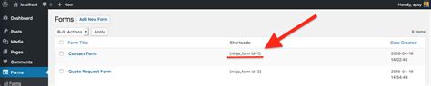 How To Add A Wordpress Form Anywhere Ninja Forms Tutorial