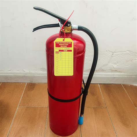 Yhntgb 160 Juegos De Etiquetas De Extintor De Incendios Con Bridas De