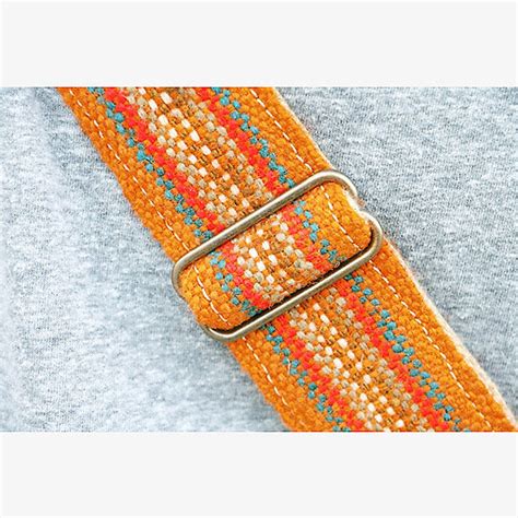 Original Fuzz Peruvian Strap In Orange Stripes Reverb