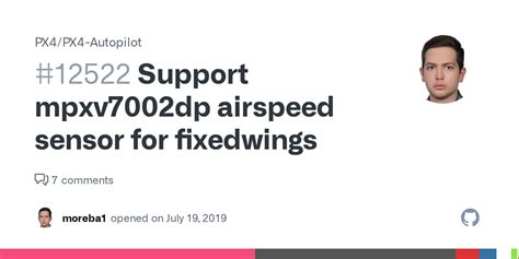 Support Mpxv7002dp Airspeed Sensor For Fixedwings · Issue 12522 · Px4