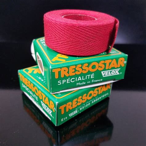 ♯31 Tressostar バーテープ レッド1台分 品 Made In France By Velox New Old Stock