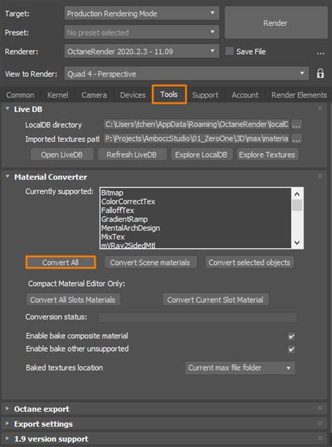 Material Conversion All
