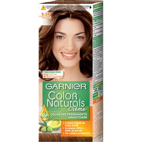 Vopsea De Par Garnier Color Naturals 6 34 Blond Inchis Auriu Aramiu 110ml