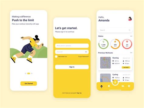 Exercise App Workout Apps Mobile Health App Mobile App Inspiration