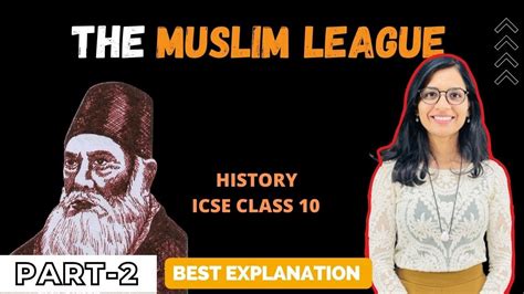 Muslim League Ch 5 Part 2 Icse History Class 10 By Shilpi Maam