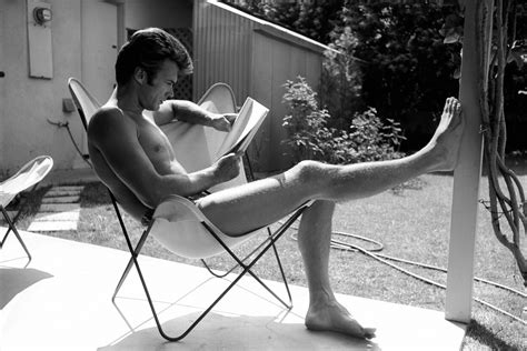 The Clint Eastwood Archive Clint At Home With Maggie Photo Shoot From