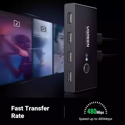 Ugreen 30767 2 In 4 Out Usb 2 0 Sharing Switch Box Price In Pakistan Vmart Pk