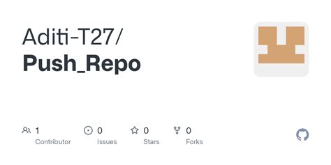Pushreporeadmd At Main · Aditi T27pushrepo · Github