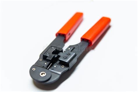 Modular Crimping Tool On White Background Stock Photo Image Of Equipment Cable 125985572