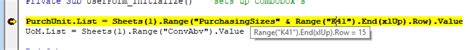 excel why is the combobox loading different data when i am on a