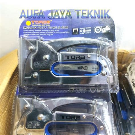 Steples Gun Tora Medium Duty Staple Gun 4 8mm Lazada Indonesia