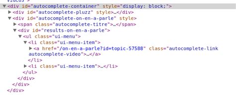 Python Get Results Of Autocompletion Search Stack Overflow