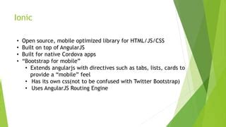 Ionic And Azure PPTX
