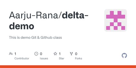 Github Aarju Ranadelta Demo This Is Demo Git And Github Class