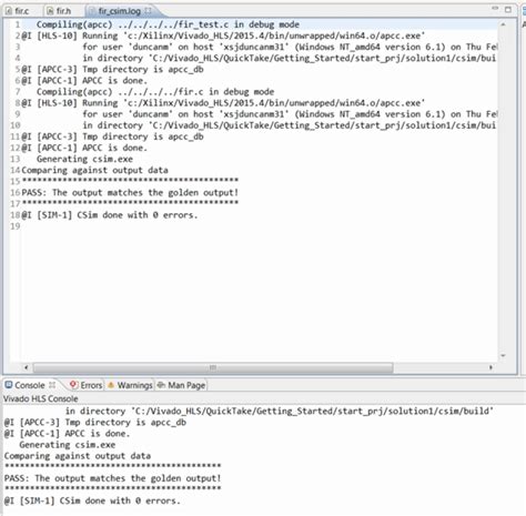 Getting Started With Vivado High Level Synthesis Transcript