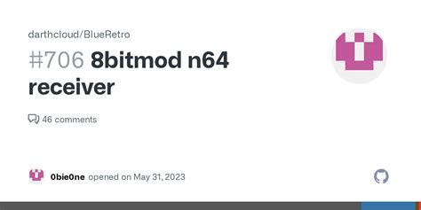 8bitmod n64 receiver · issue 706 · darthcloud blueretro · github